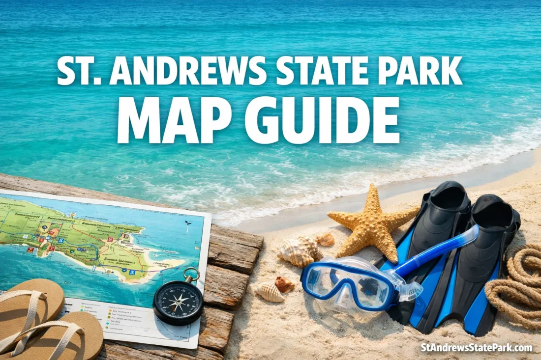 St. Andrews State Park Map Guide